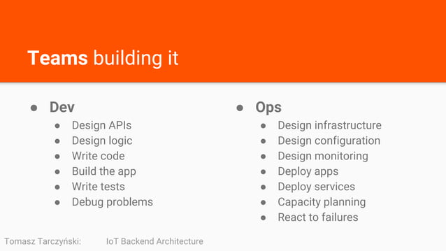 IoT backend architecture | PDF