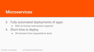 IoT backend architecture | PPT