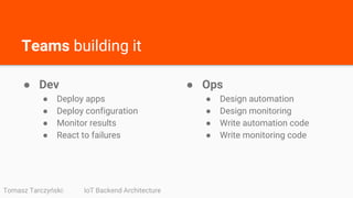 IoT backend architecture | PPT