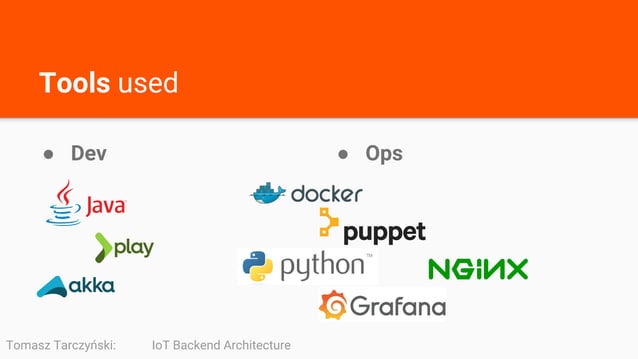 IoT backend architecture | PDF