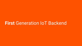 IoT backend architecture | PPT