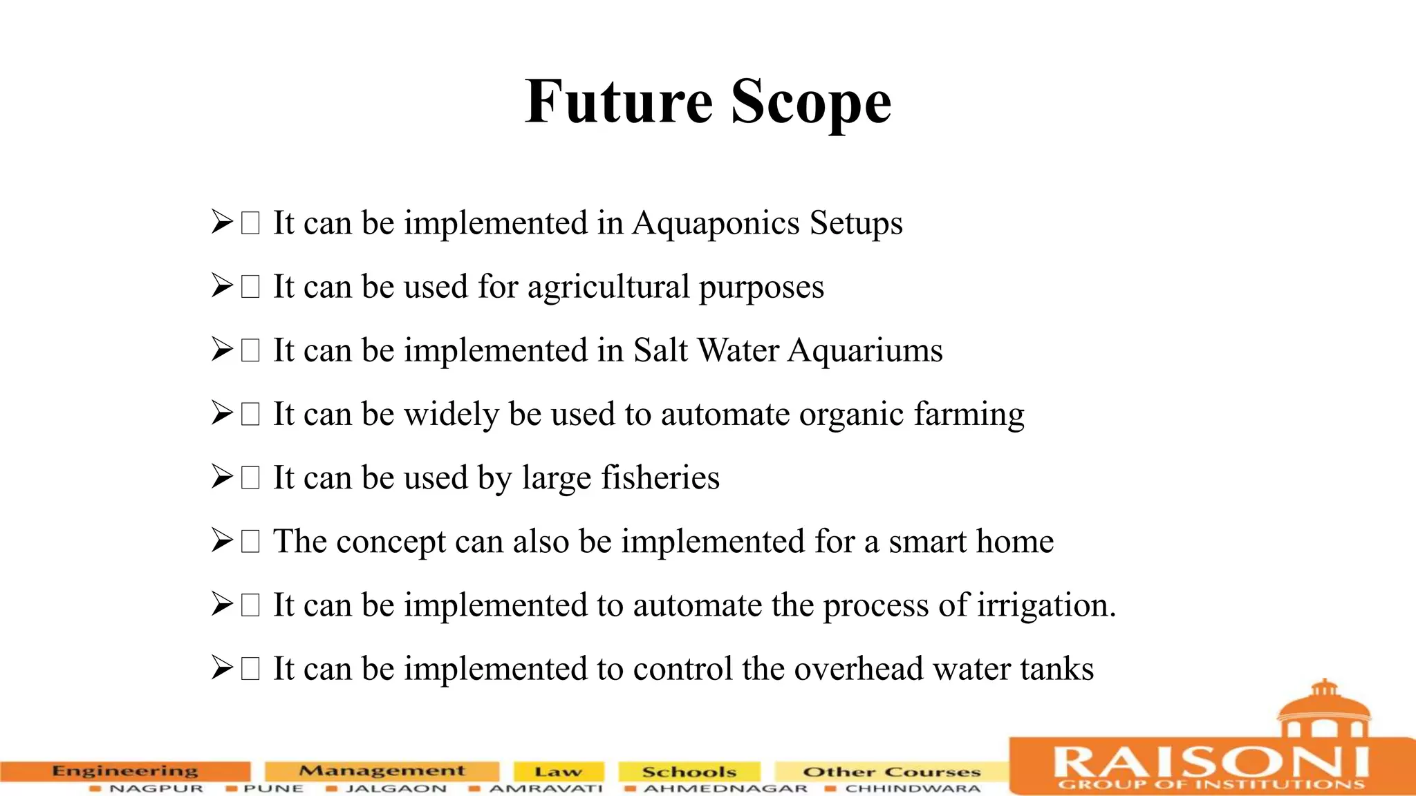 IOT based Automated System for Aquarium and Plants | PPTX