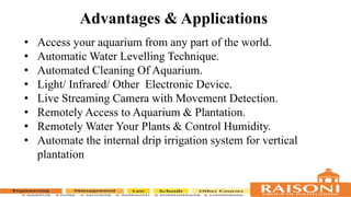 IOT based Automated System for Aquarium and Plants | PPTX