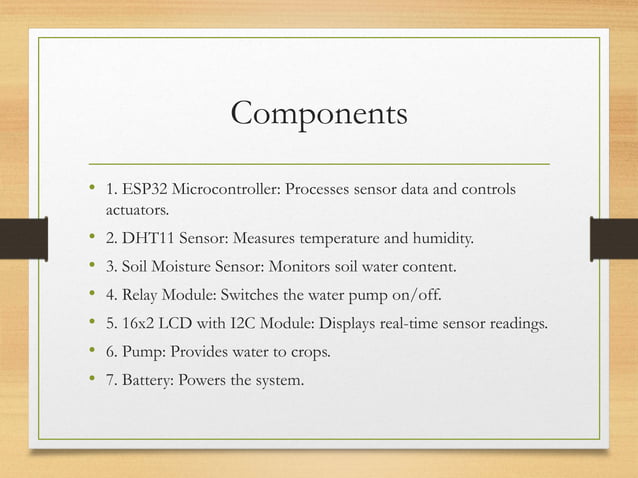 IoT_Based_Crop_Management_System for agriculture | PPT