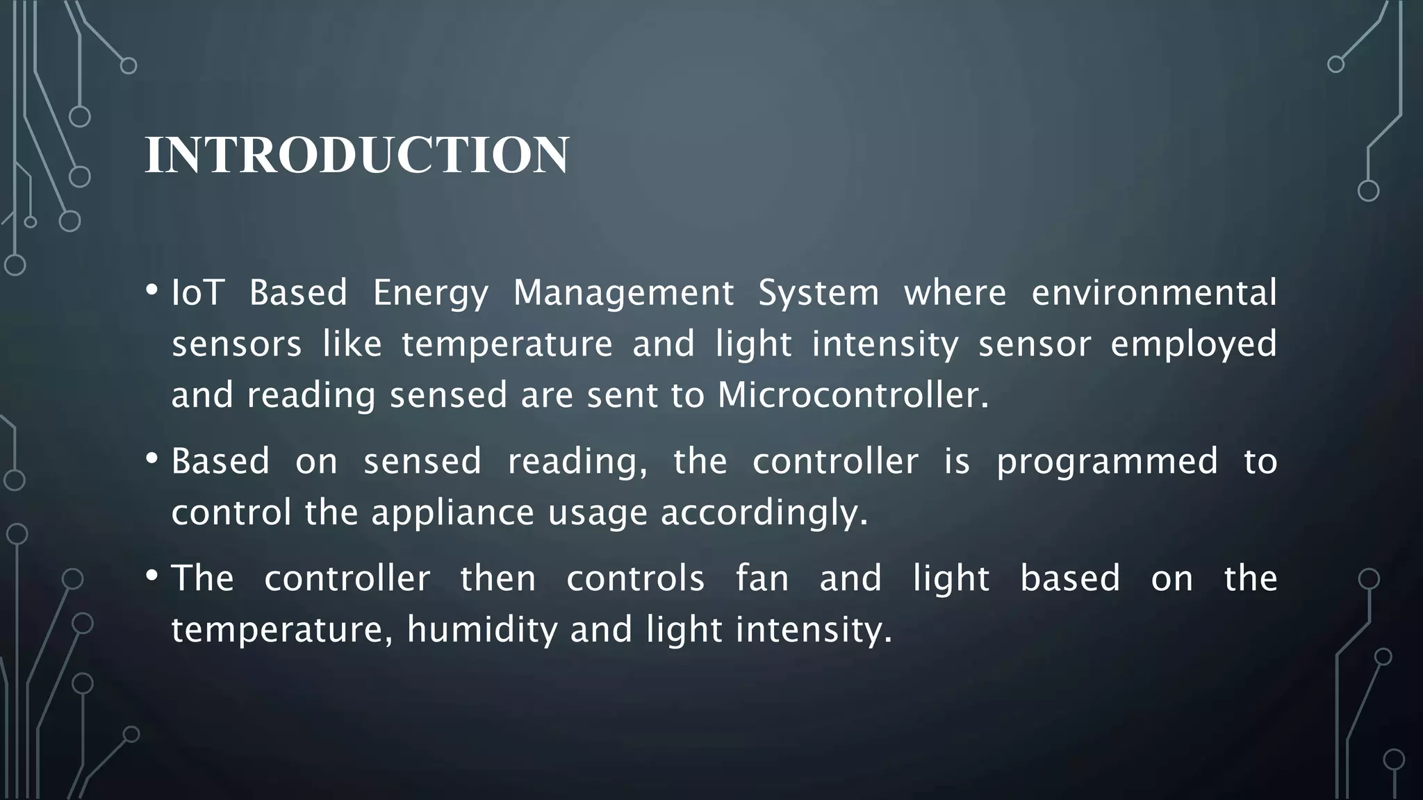 Iot based energy management system | PPTX