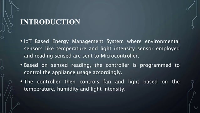 Iot based energy management system | PPTX
