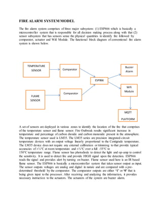 Iot based fire alarm system | PDF