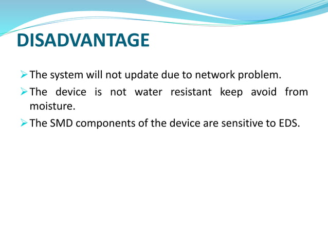 Iot based garbage monitoring system | PPTX