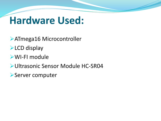 Iot based garbage monitoring system | PPTX