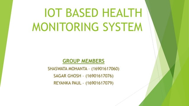 Iot based health monitoring system | PPTX | Computer Peripherals | Computing