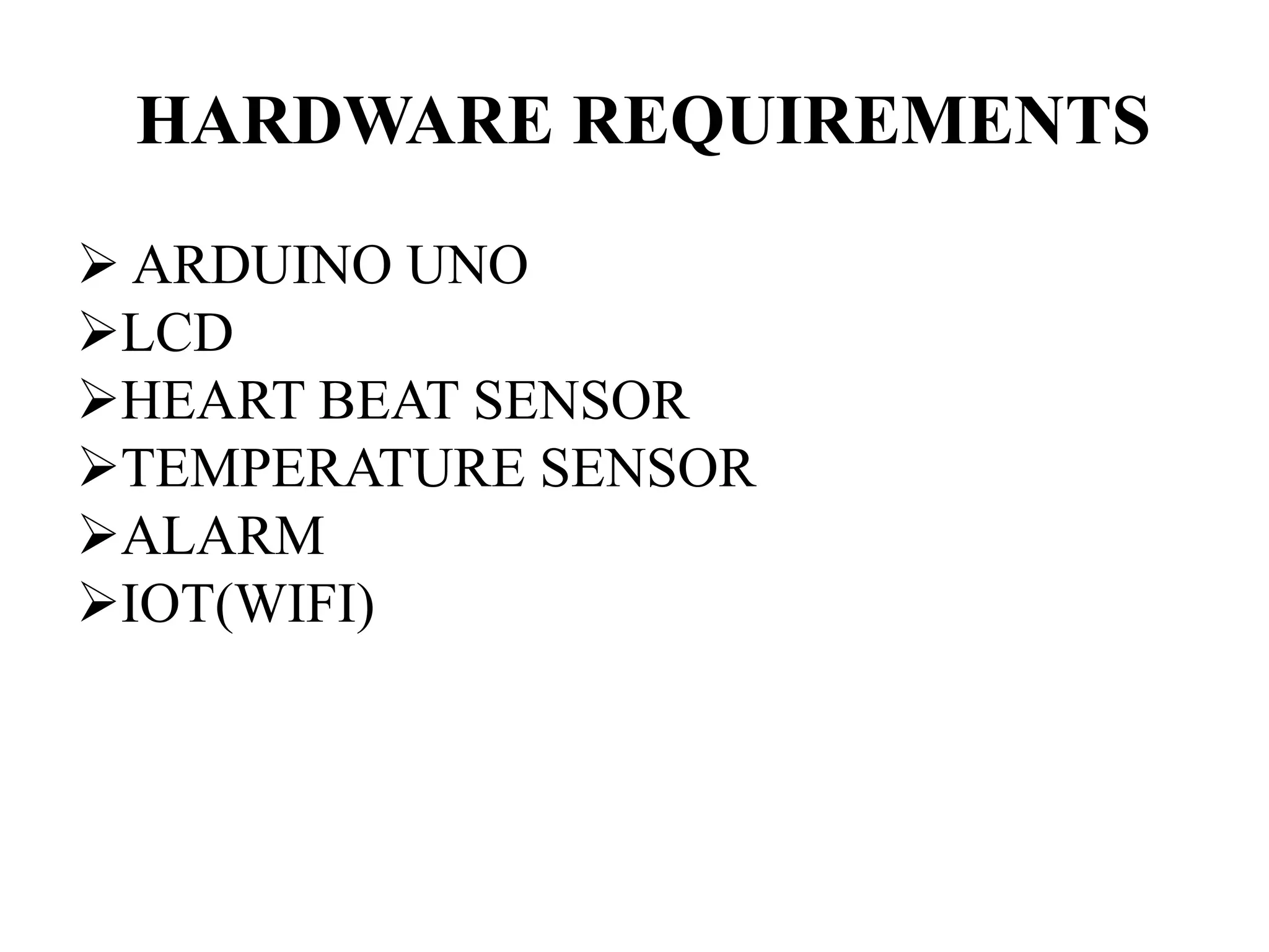 IOT BASED HEALTH MONITORING SYSTEM 2.pptx | Free download