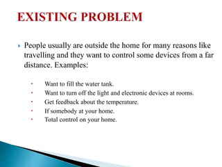 Iot based home automation | PPTX