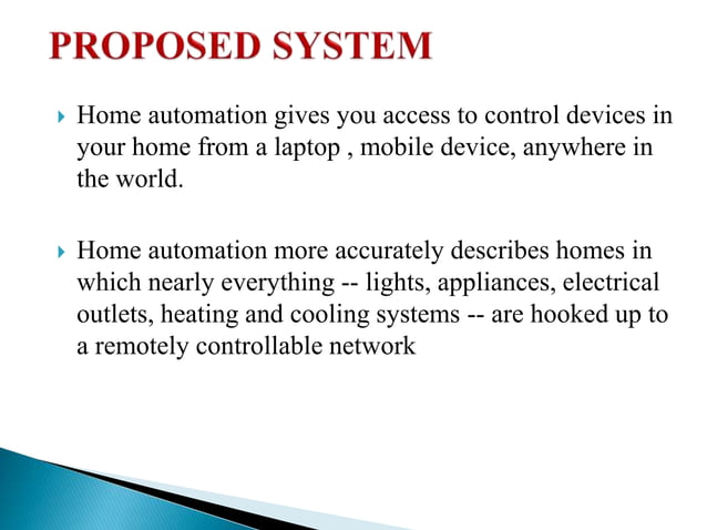 Iot based home automation | PPTX