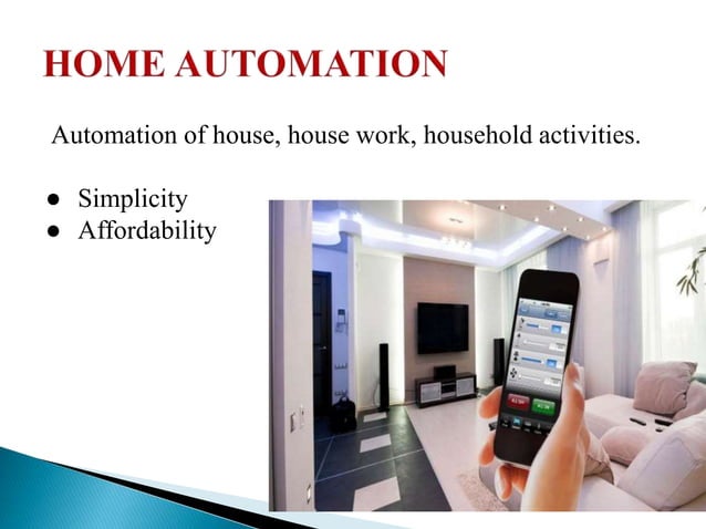 Iot based home automation | PPTX