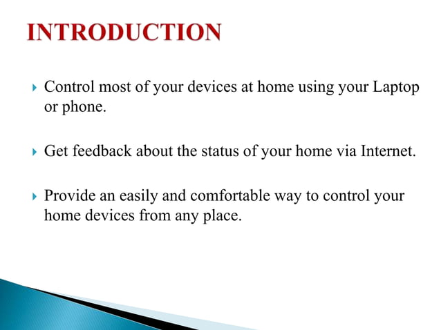 Iot based home automation | PPTX