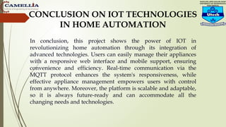 IoT Based Home Automation System Using ESP8266 and MQTT .pptx