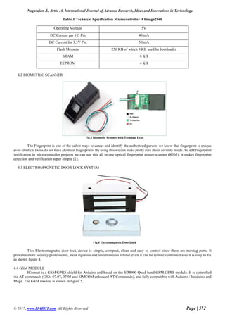 Iot based low cost smart locker security system | PDF
