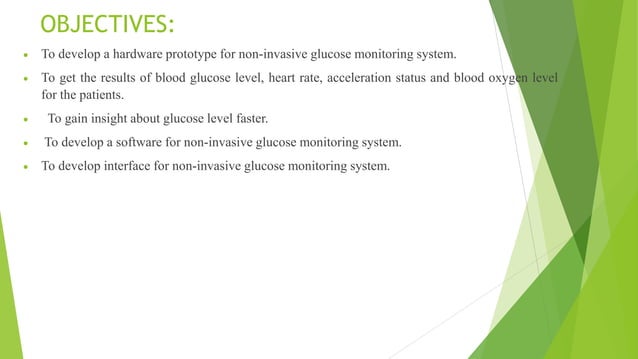 IOT BASED NON-INVASIVE BLOOD GLUCOSE LEVEL DETECTION.pptx | Internet of Things | Internet