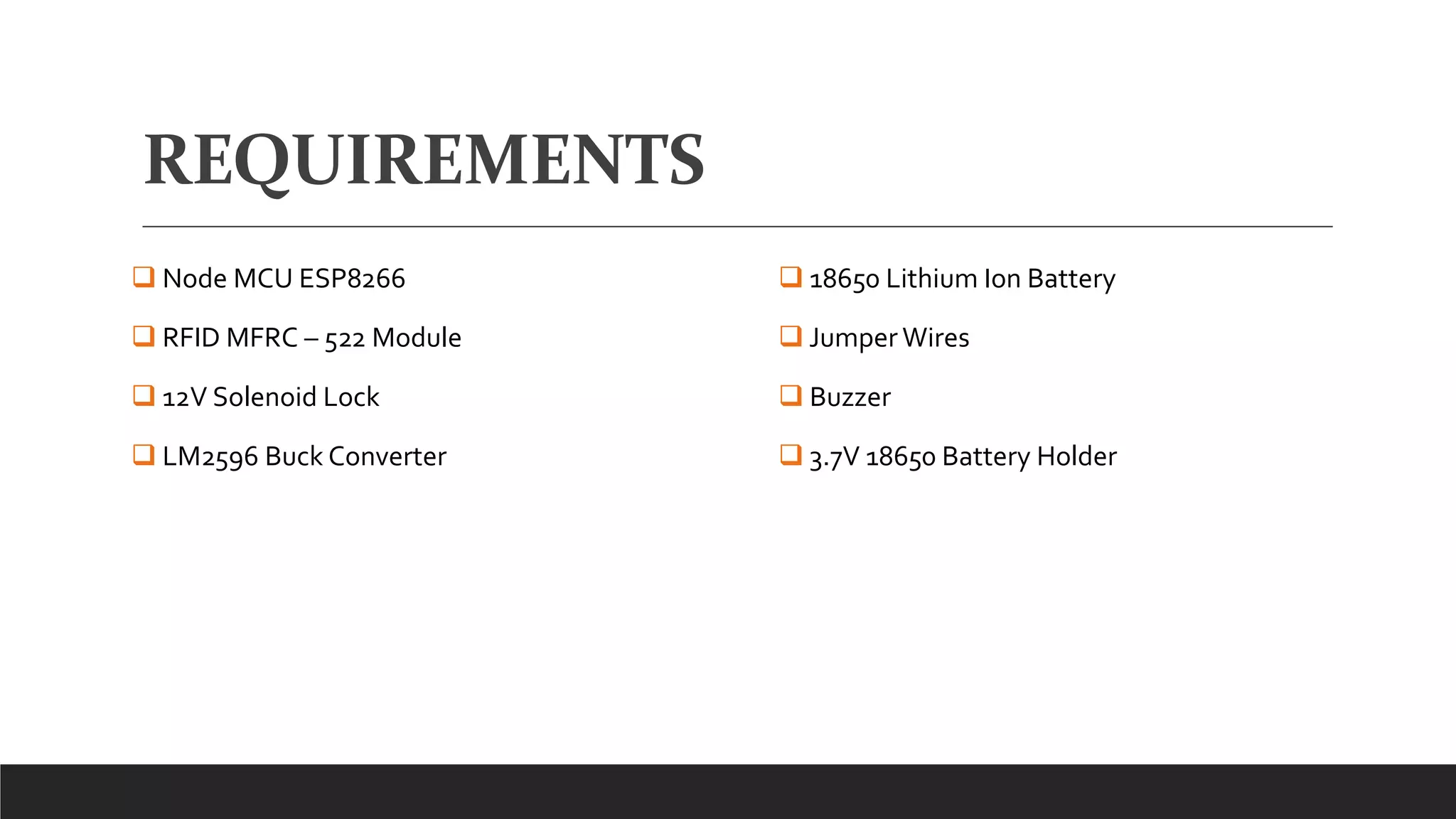 IOT BASED RFID SMART DOOR LOCK SYSTEM USING NODE MCU - MAJOR.pptx