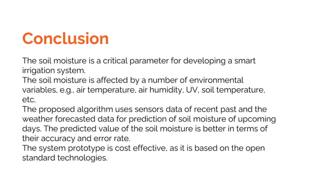An IoT based smart irrigation management system(SIMS) using machine learning and open source ...