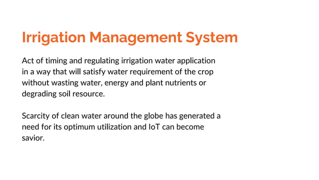 An IoT based smart irrigation management system(SIMS) using machine learning and open source ...