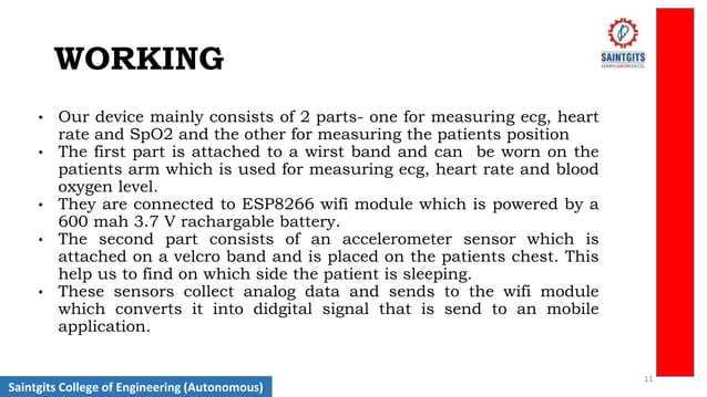 Iot Based Sleep Apnea Is Device Used To Monitor Patients With Sleeping Disorders Ppt
