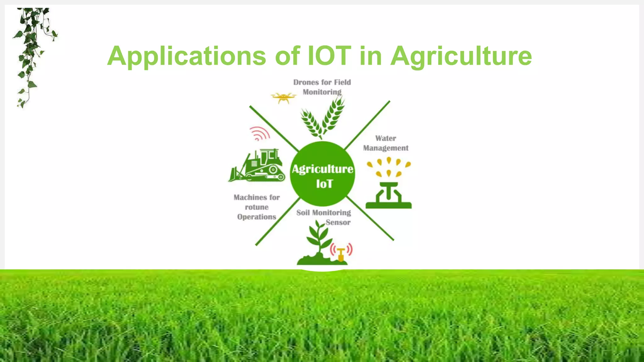 Iot based smart agriculture | PPTX