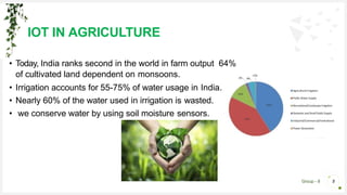 Iot based smart agriculture | PPTX