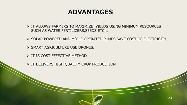 Iot Based Smart Agriculture Monitoring Pptx