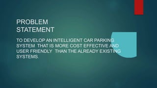 Iot based smart car parking system for smart converted | PPTX ...