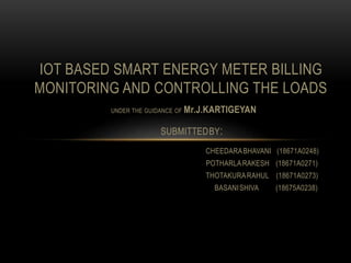 IOT BASED SMART ENERGY METER BILLING MONITORING PPT.pptx