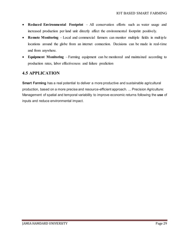Iot based smart farming | DOCX