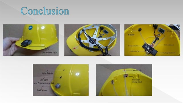 Iot Based Smart Helmet Used In Mining Industry Pptx Technology