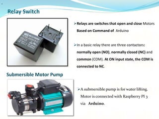Iot based smart irrigation system | PPTX