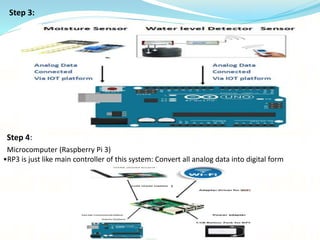 Iot based smart irrigation system | PPTX