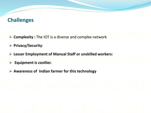 Iot based smart irrigation system | PPTX | Internet | Computing