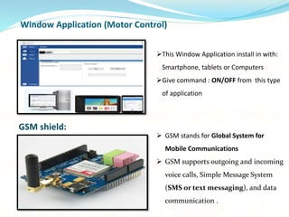 Iot based smart irrigation system | PPTX