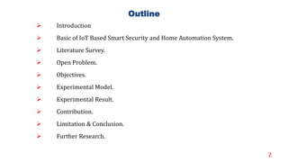 Internet of Things (IoT) Based Smart Security & Home Automation System ...