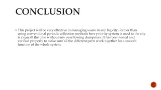 Io t based smart waste management system 1 | PPTX