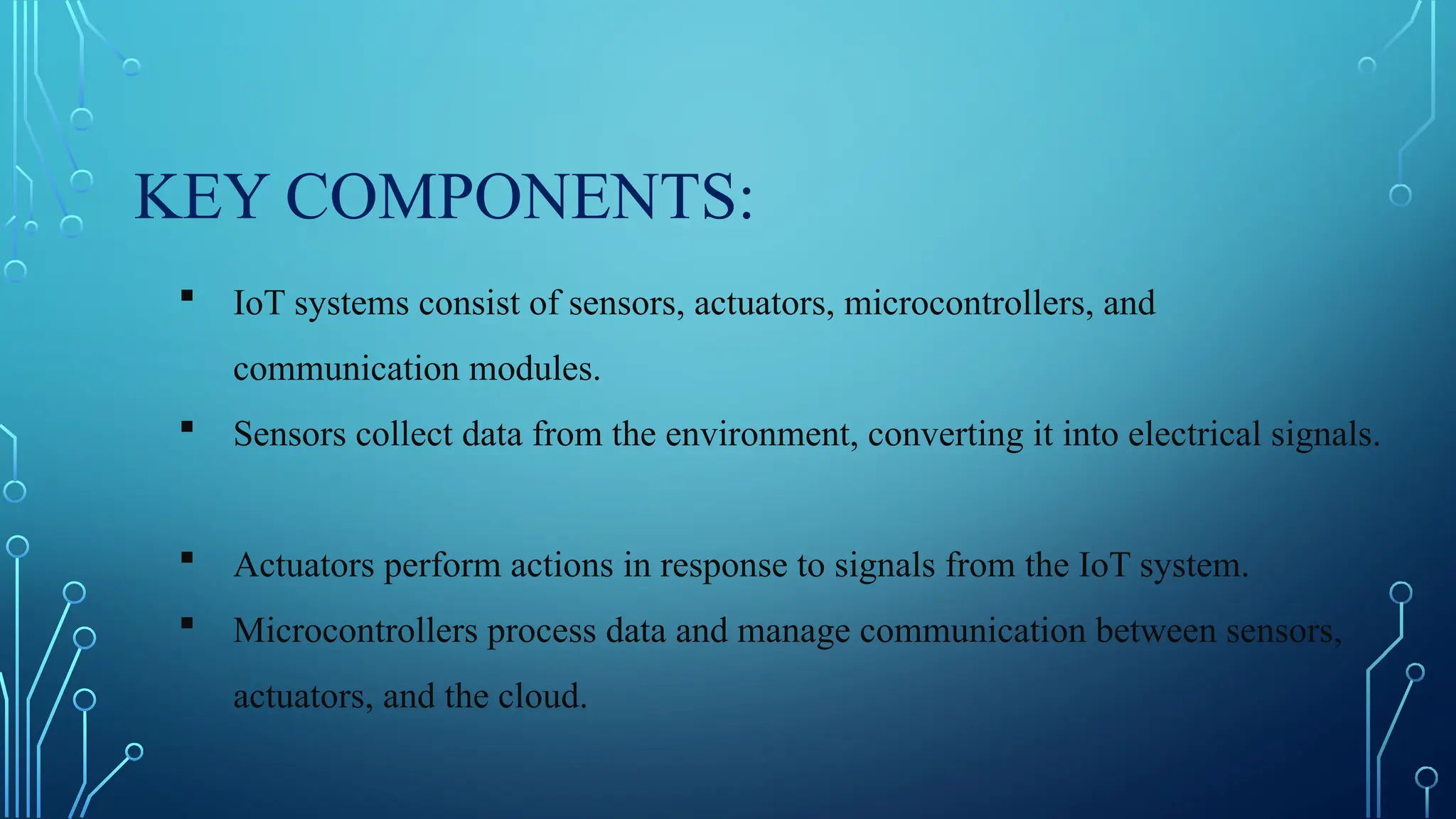 IOT Basic of Electronics sensors actuators | PPTX