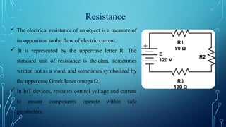 IOT Basic of Electronics sensors actuators | PPTX