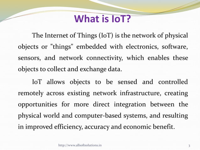 Iot basics | PPT
