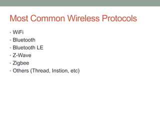 IoT Best Pratices Picking A Protocol | PPT