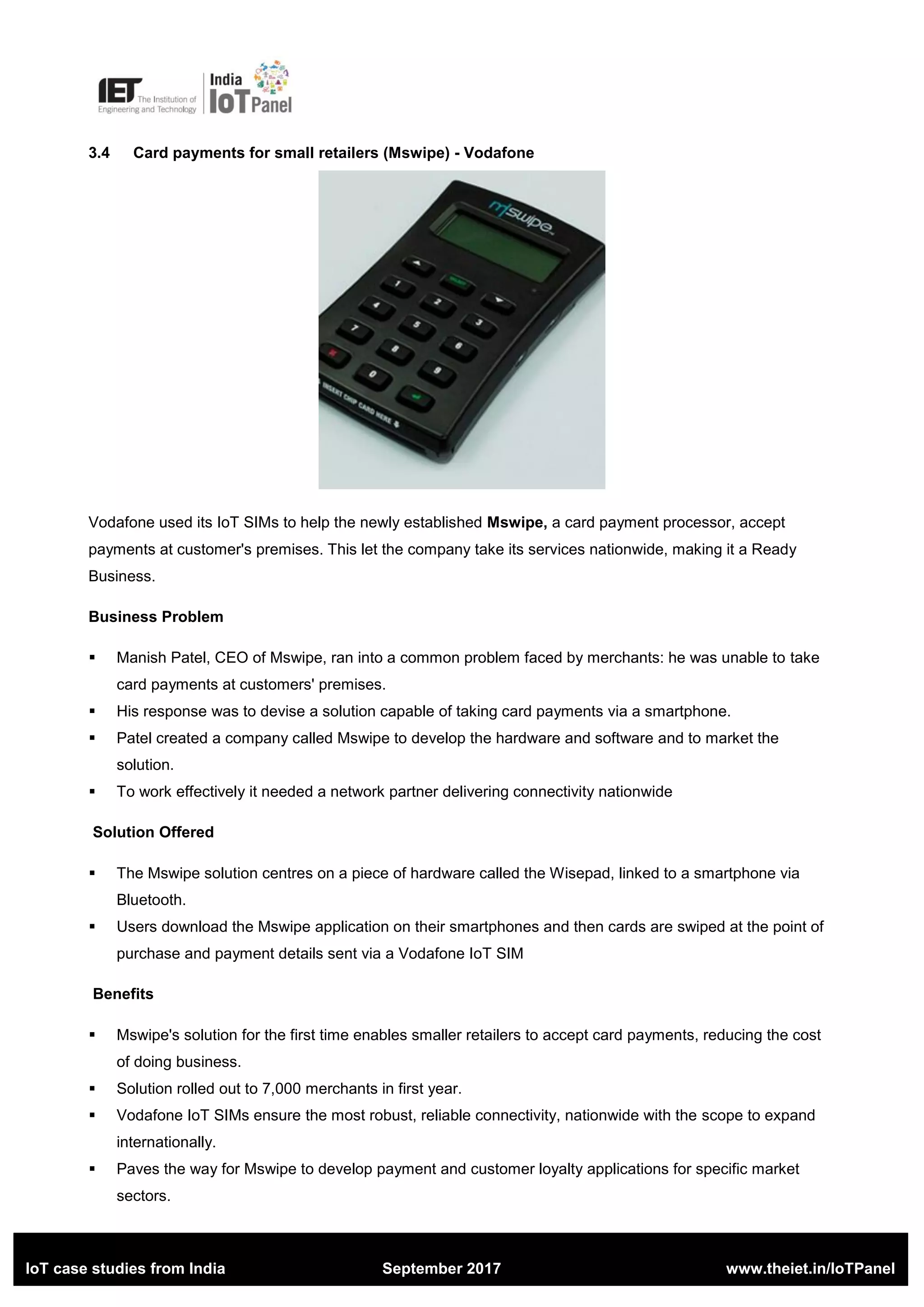 IoT case studies from india | PDF