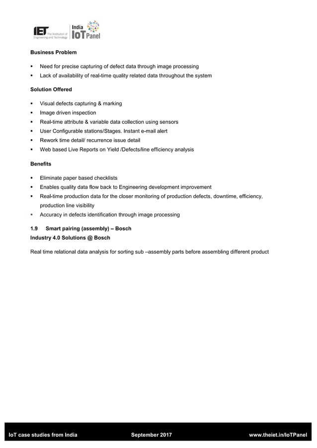 IoT case studies from india | PDF