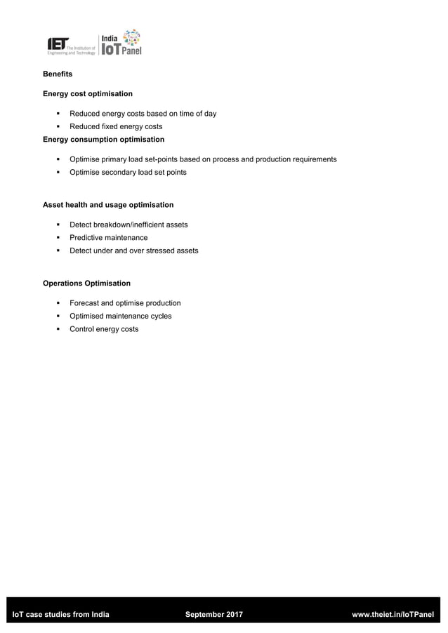 IoT case studies from india | PDF