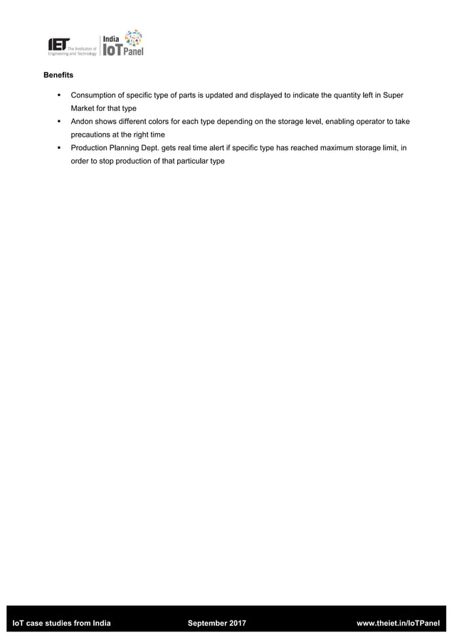 IoT case studies from india | PDF
