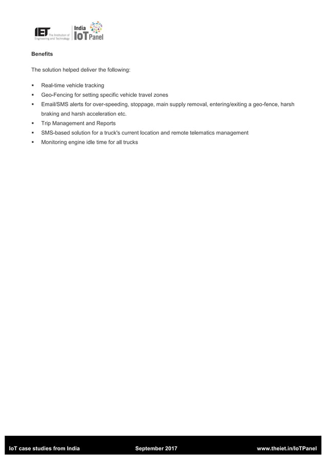 IoT case studies from india | PDF