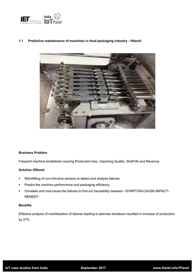 IoT case studies from india | PDF