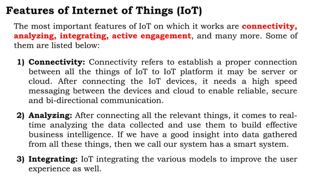 Fundamentals of Internet of Things (IoT) Part-2 | PPT